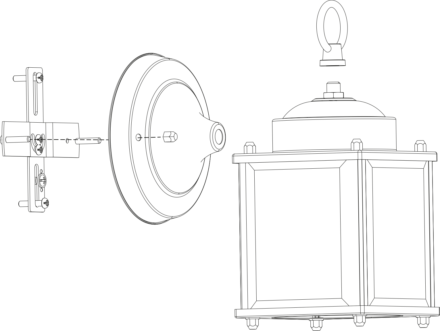 explode wall lantern